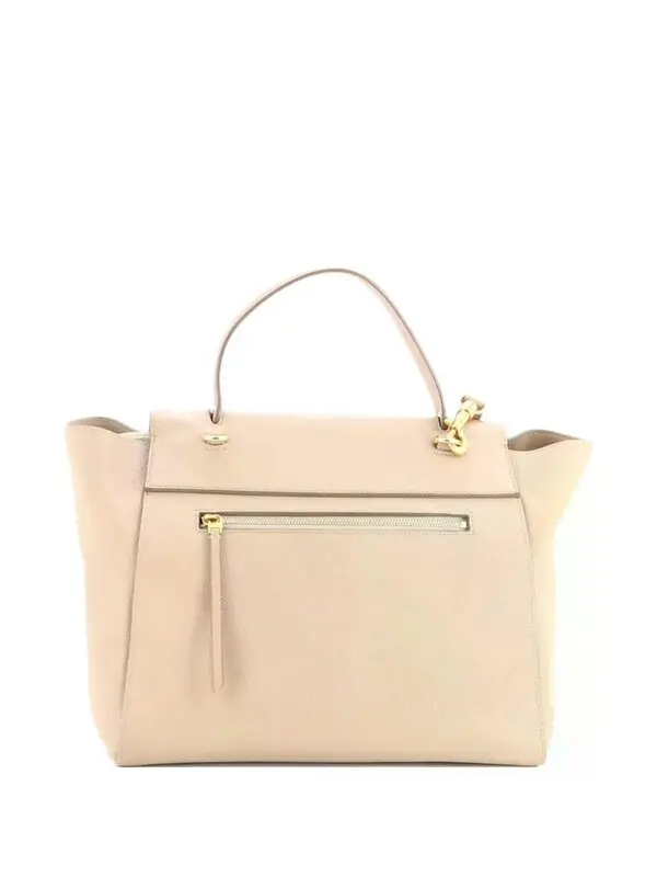 Celine Belt Bag Textured Leather Mini Shoulder Bag - Neutrals