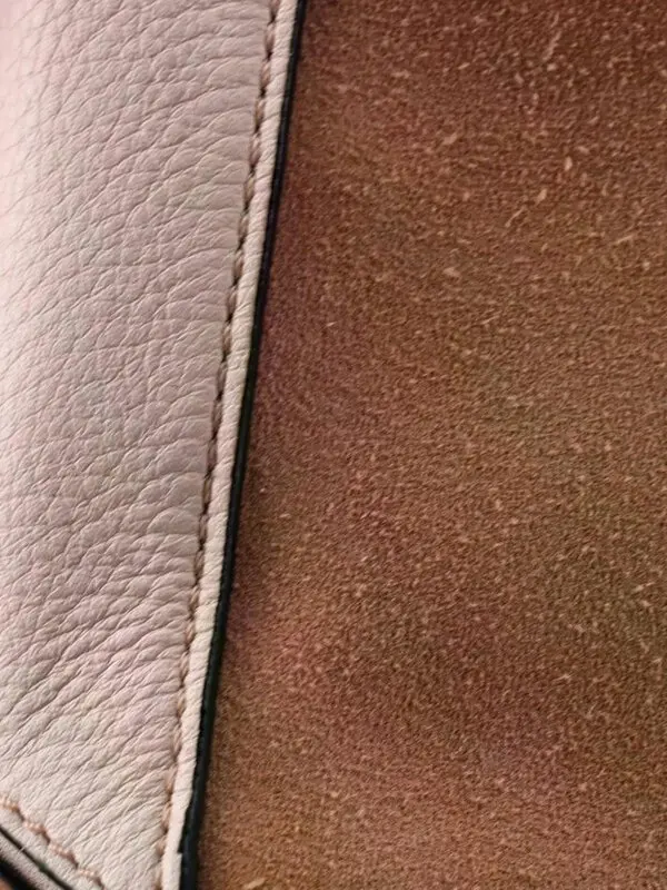 Loewe Puzzle Bag Leather And Suede Satchel - Pink