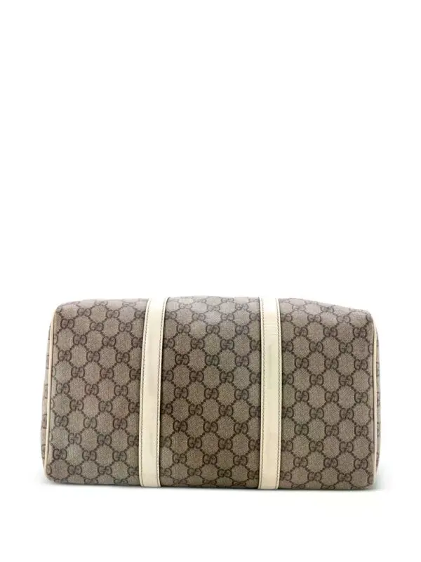 Gucci Gg Coated Canvas Medium Satchel - Neutrals