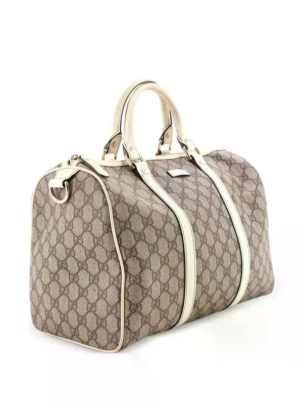 Gucci Gg Coated Canvas Medium Satchel - Neutrals
