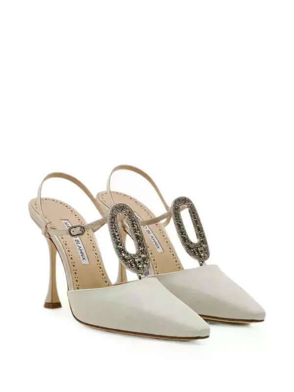 Manolo Blahnik Truta Crystal-embellished Pumps