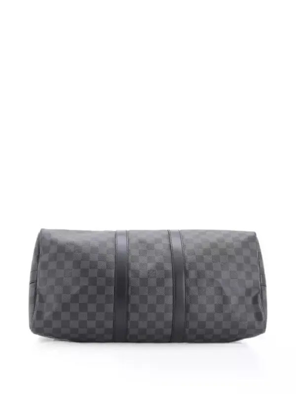 LOUIS VUITTON Keepall Bandouliere Damier Graphite 45 Travel Bag