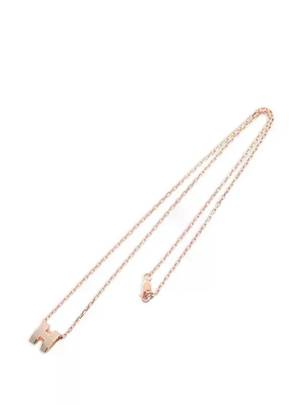 Hermès Pop H Mini Pendant Necklace - Pink