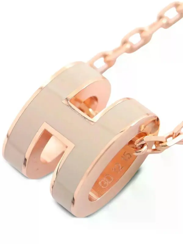 Hermès Pop H Mini Pendant Necklace - Pink