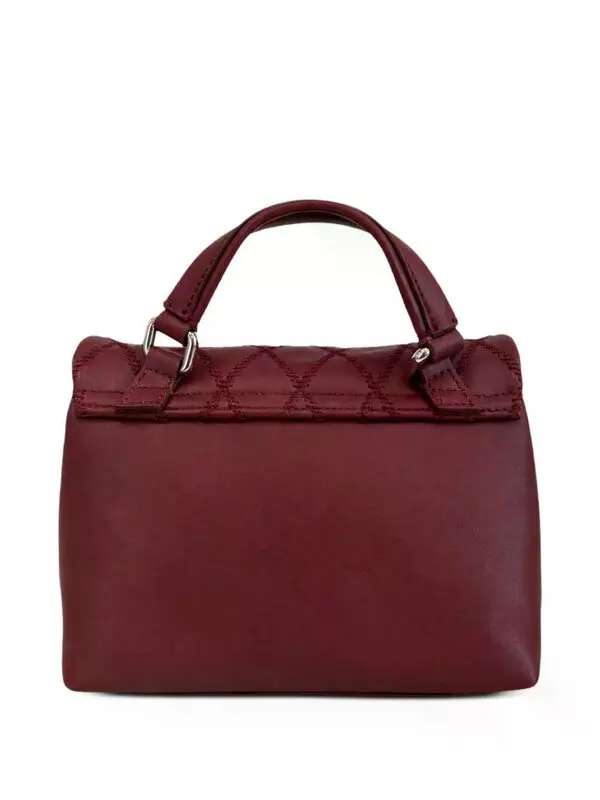 ZANELLATO Baby Postina Tote Bag With Stud Embellishments - Red