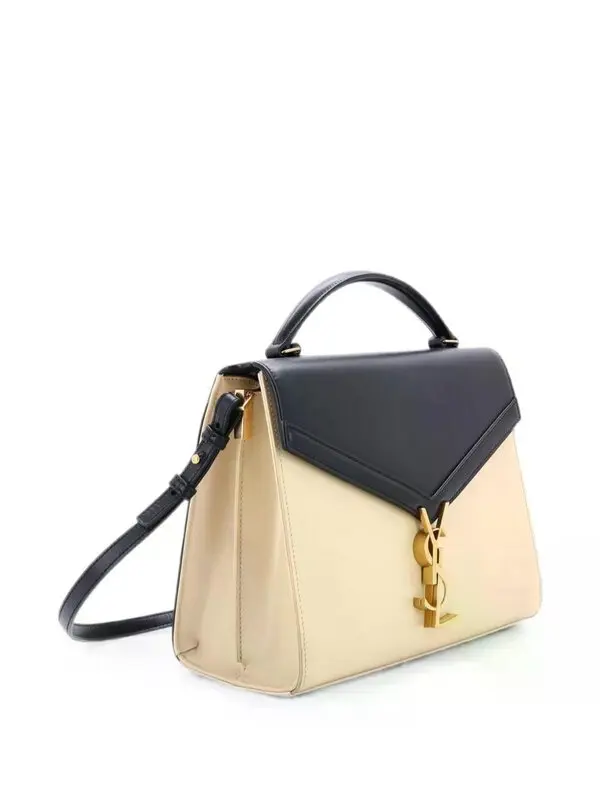 Saint Laurent Cassandra Top Handle Bag Leather Medium Satchel