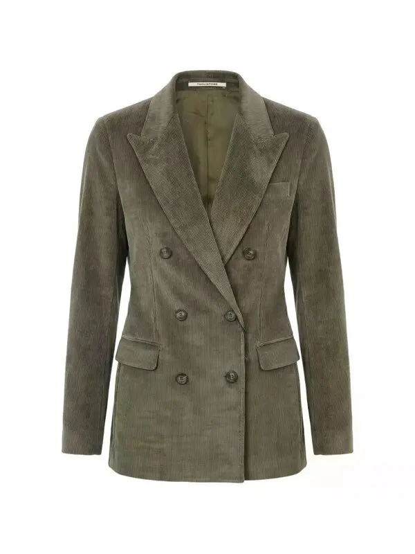 Tagliatore Double-breasted Corduroy Blazer