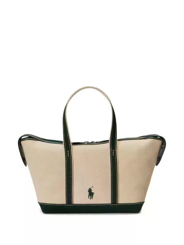 Polo Ralph Lauren Bear-embroidered Tote Bag