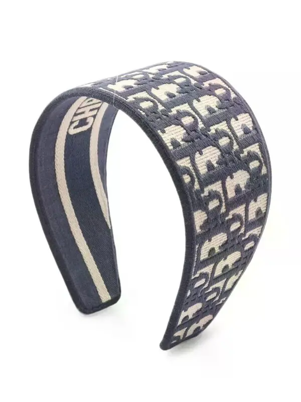 Dior Oblique Headband - Blue