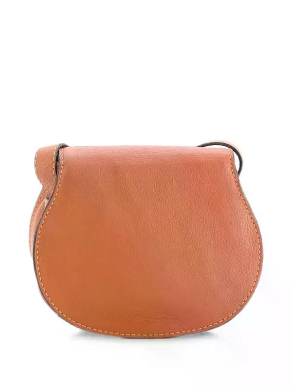 Chloé Marcie Leather Small Crossbody Bag - Brown