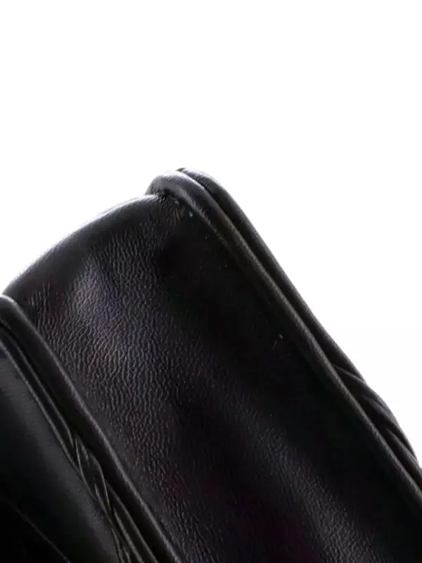 LOUIS VUITTON Go-14 Wallet On Chain Malletage Leather Shoulder Bag - Black