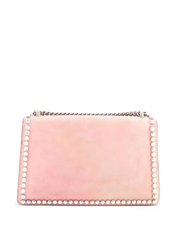 Gucci Dionysus Small Shoulder Bag Crystal Embellished Suede