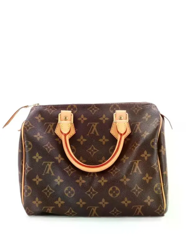 LOUIS VUITTON Speedy Handbag Monogram Canvas 25 Satchel