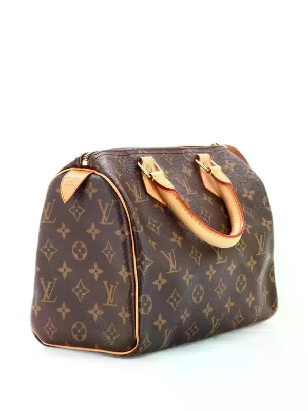 LOUIS VUITTON Speedy Handbag Monogram Canvas 25 Satchel