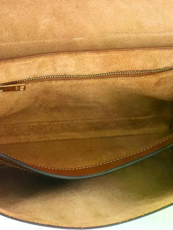 Celine Soft 16 Bag Smooth Calfskin Shoulder Bag - Brown