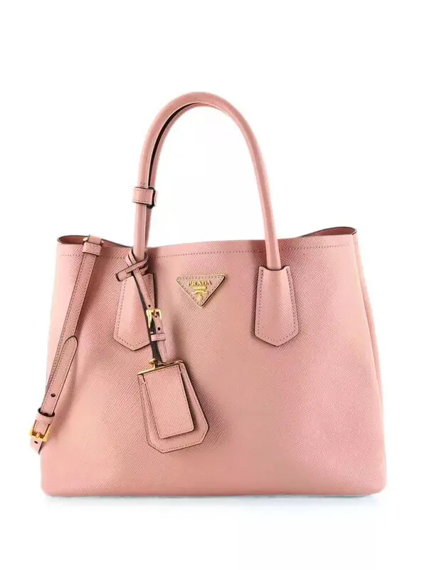 Prada Cuir Double Saffiano Leather Medium Tote Bag