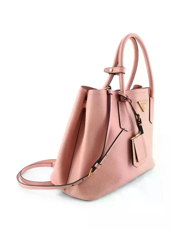 Prada Cuir Double Saffiano Leather Medium Tote Bag