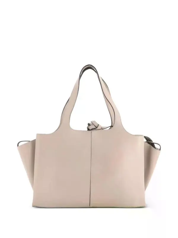 Celine Tri-fold Smooth Calfskin Medium Shoulder Bag - Grey