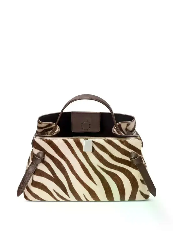 Yuzefi Gyoza Zebra-print Tote Bag