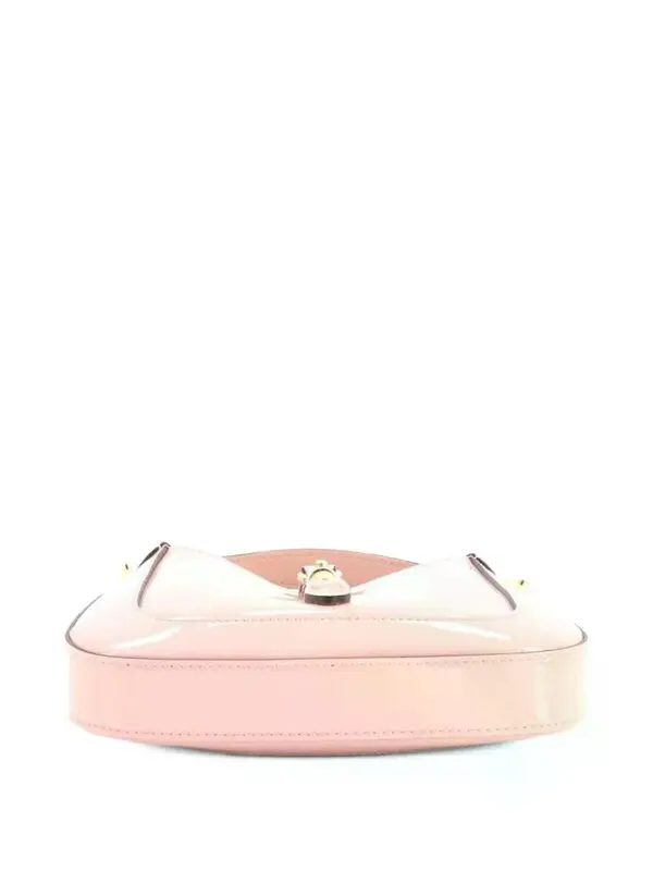 Gucci Jackie 1961 Chain Hobo Patent Mini Shoulder Bag - Pink