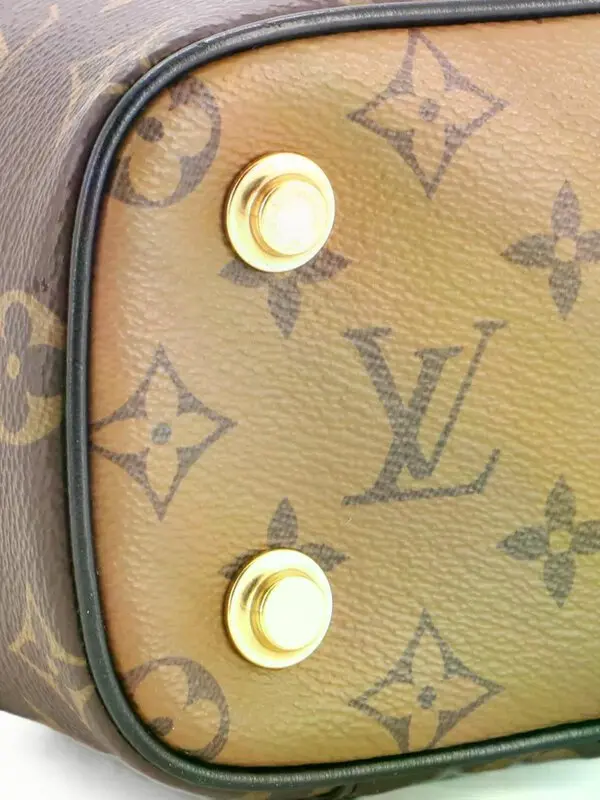 LOUIS VUITTON Vanity Handbag Reverse Monogram Canvas Pm Satchel