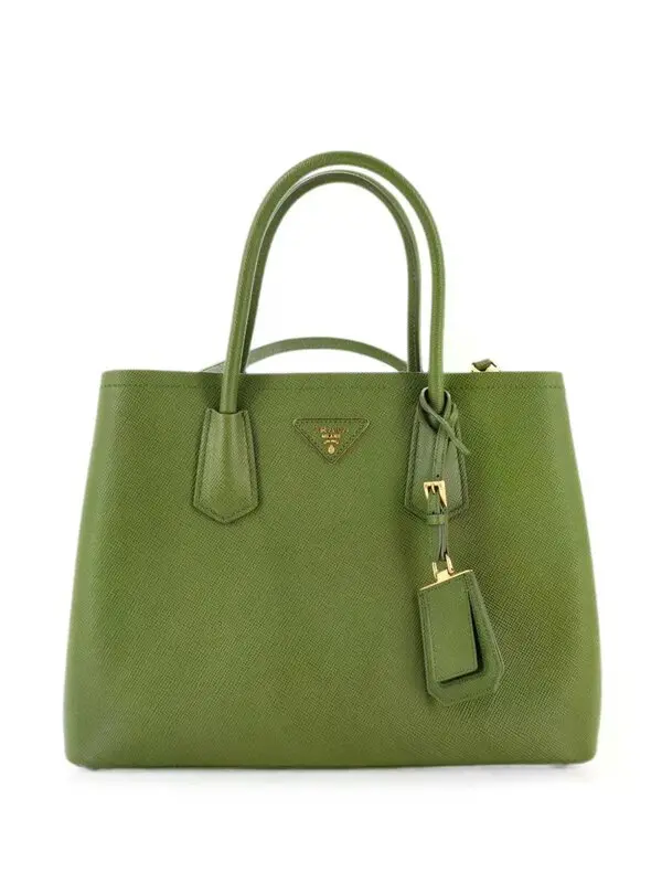 Prada Cuir Double Saffiano Leather Medium Tote Bag