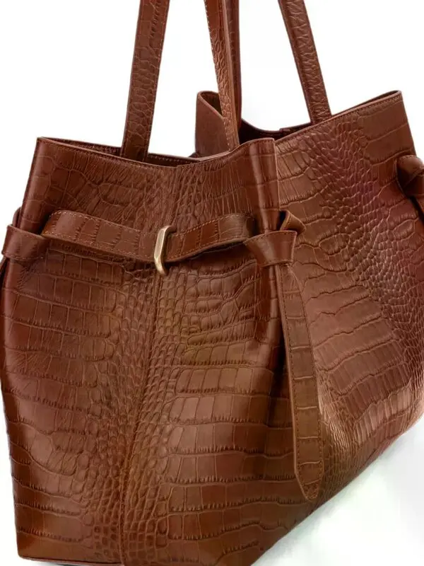 Yuzefi Gyoza Leather Tote Bag