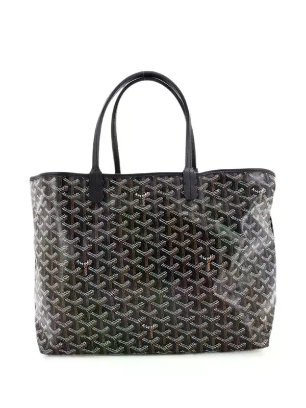 Goyard Saint Louis Coated Canvas Pm Tote Bag - Black