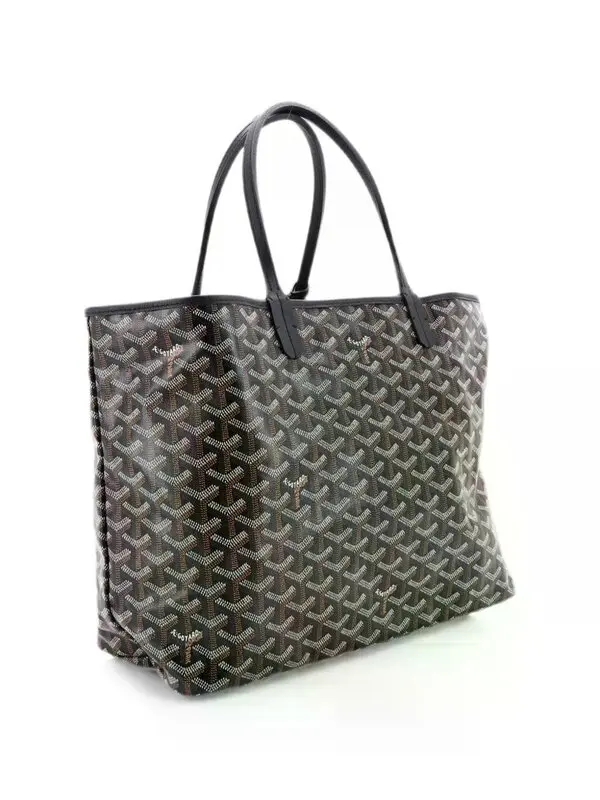 Goyard Saint Louis Coated Canvas Pm Tote Bag - Black