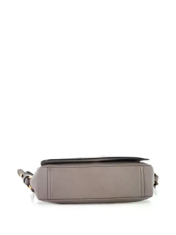 Prada Flap Zip Vitello Phenix Small Crossbody Bag