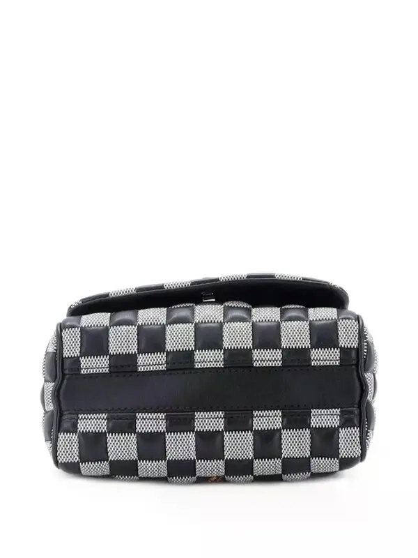LOUIS VUITTON Twist Handbag Damier Quilted Calf Leather Bb Crossbody Bag - Black