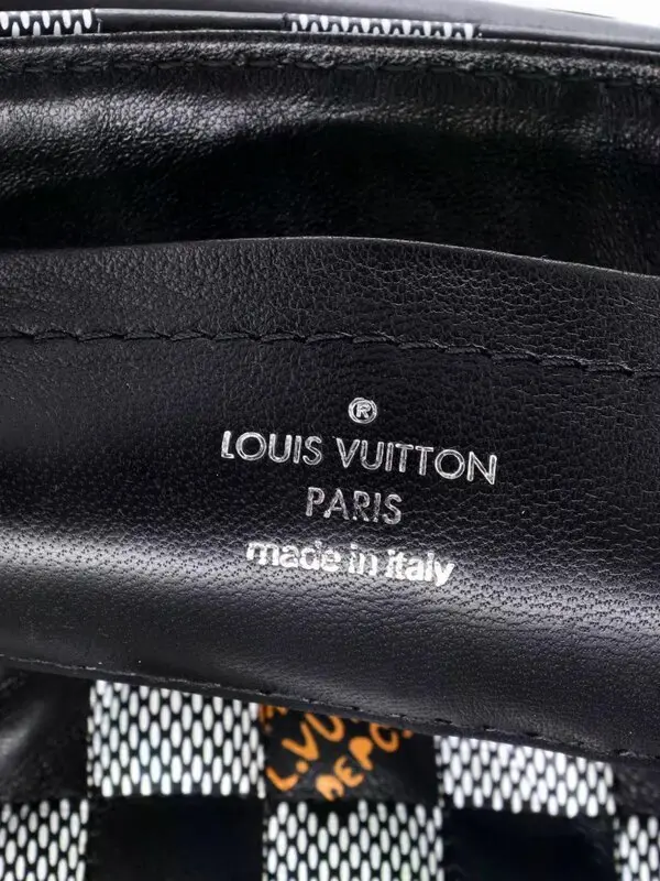 LOUIS VUITTON Twist Handbag Damier Quilted Calf Leather Bb Crossbody Bag - Black