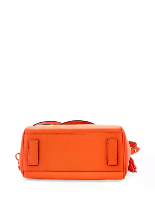 Versace La Medusa Top Handle Bag Leather Small Satchel