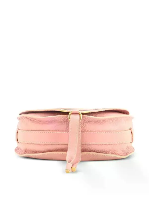 Chloé Marcie Leather Medium Crossbody Bag - Pink