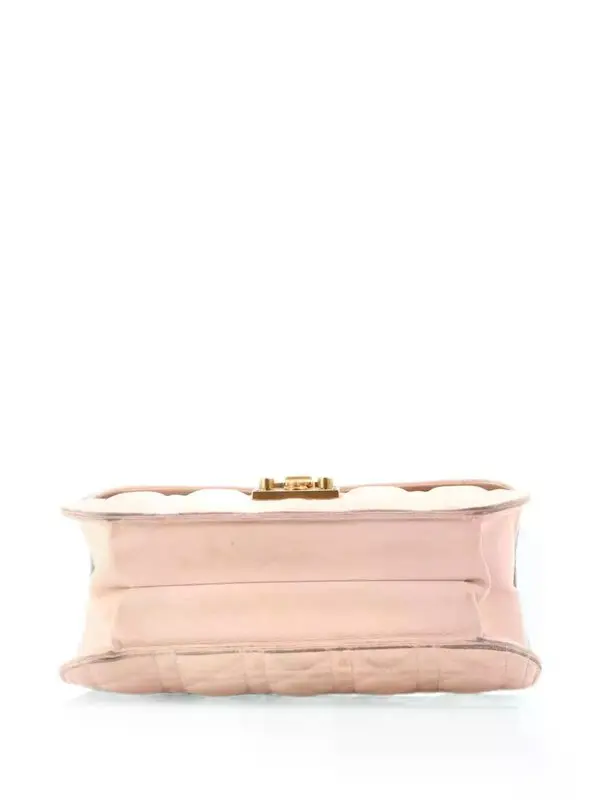 Dior Addict Flap Bag Cannage Quilt Lambskin Medium Shoulder Bag