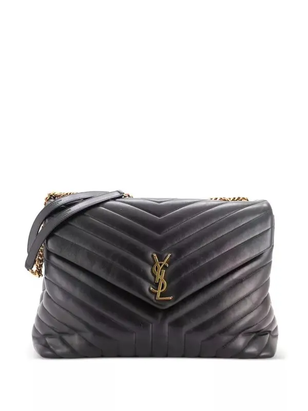 Saint Laurent Loulou Matelasse Chevron Leather Shoulder Bag