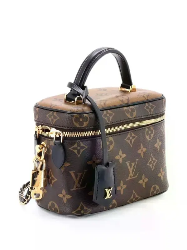 LOUIS VUITTON Reverse Monogram Canvas Pm Vanity Satchel