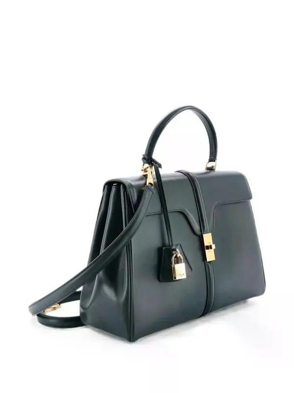 Celine 16 Top Handle Bag Smooth Calfskin Medium Satchel