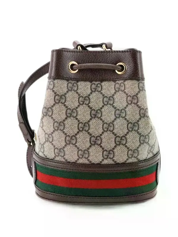 Gucci Ophidia Gg Coated Canvas Mini Bucket Bag
