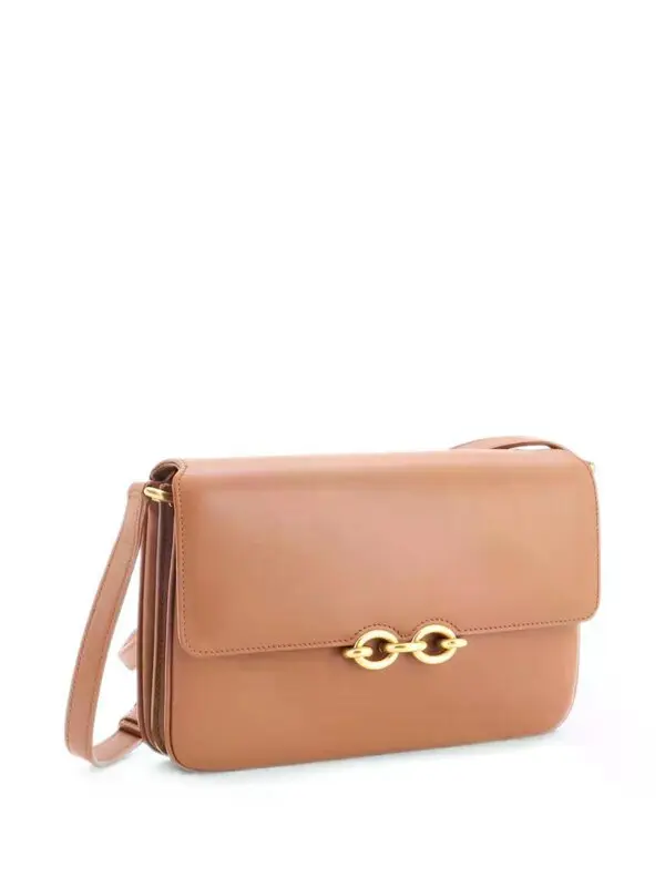 Saint Laurent Le Maillon Shoulder Bag Leather Medium Crossbody Bag