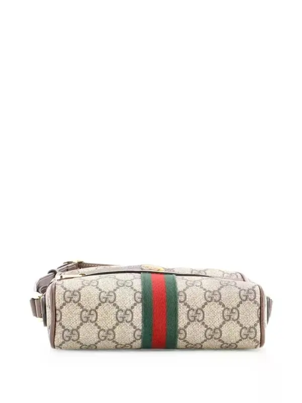 Gucci Ophidia Shoulder Bag Gg Coated Canvas Mini Crossbody