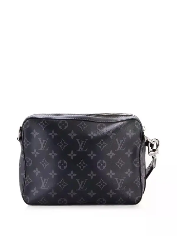 LOUIS VUITTON Trio Messenger Bag Reverse Monogram Eclipse Canvas Crossbody Bag