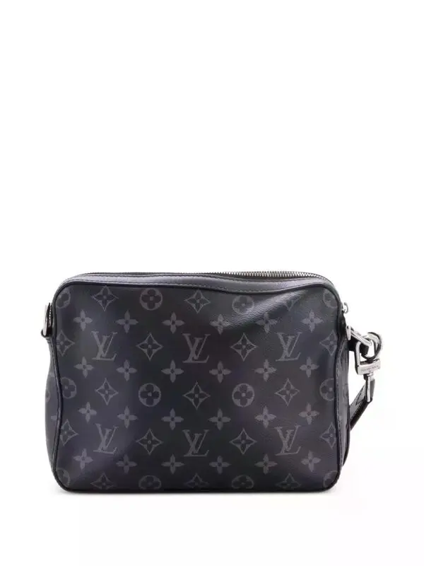 LOUIS VUITTON Trio Messenger Bag Reverse Monogram Eclipse Canvas Crossbody Bag