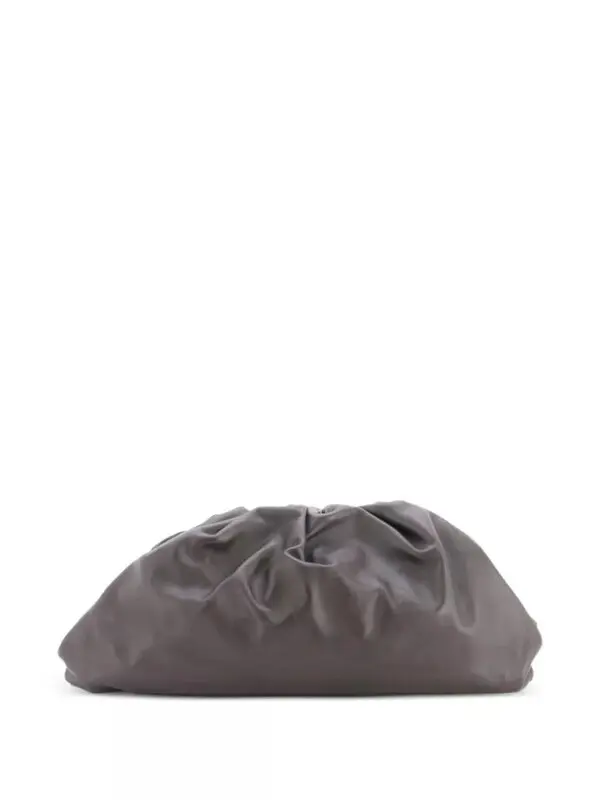 Bottega Veneta The Pouch Leather Clutch Bag - Brown