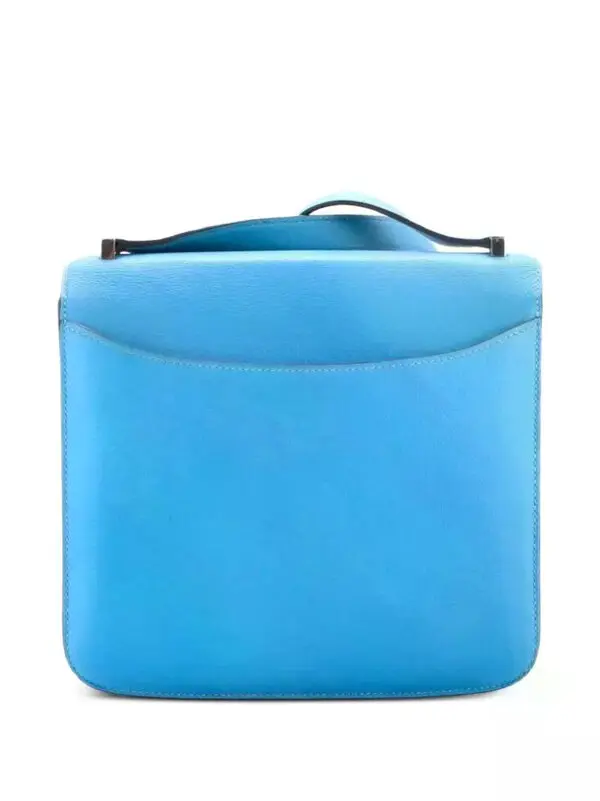 Hermès 2002 Evercolor Shoulder Bag - Blue