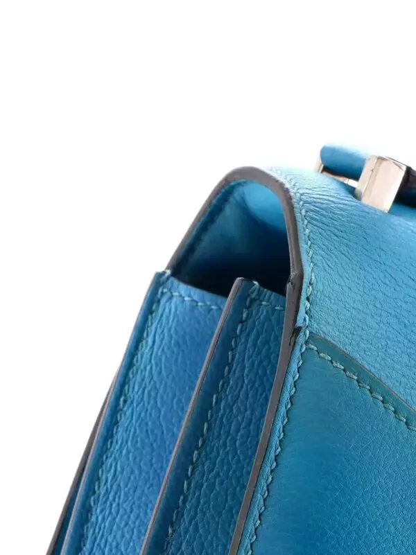 Hermès 2002 Evercolor Shoulder Bag - Blue