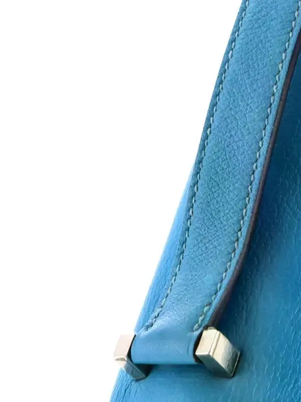 Hermès 2002 Evercolor Shoulder Bag - Blue