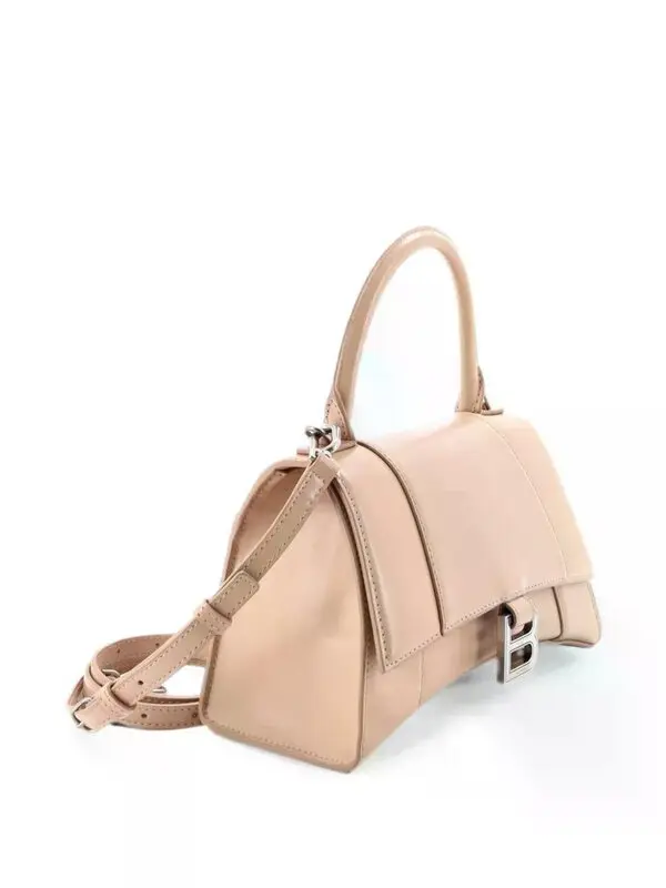 Balenciaga Hourglass Top Handle Bag Leather Small Satchel