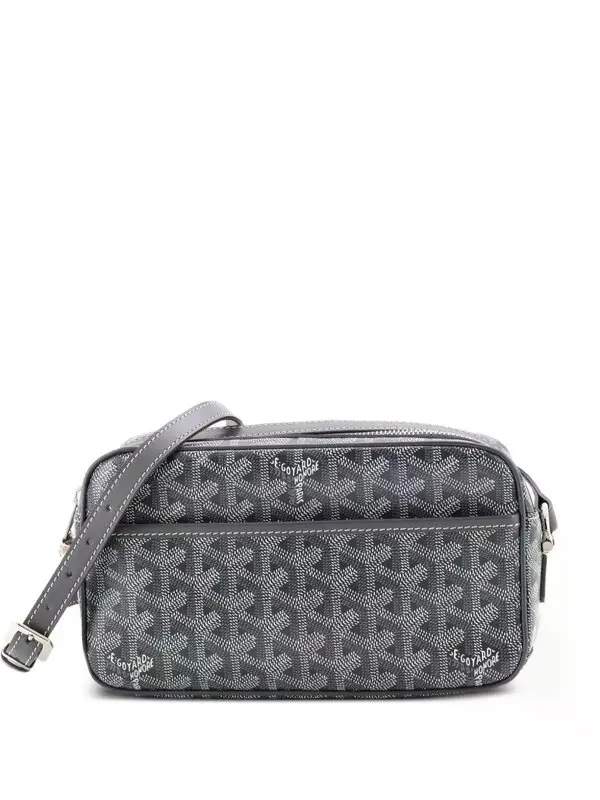 Goyard Cap Vert Bag Coated Canvas Cross Body Bag - Grey