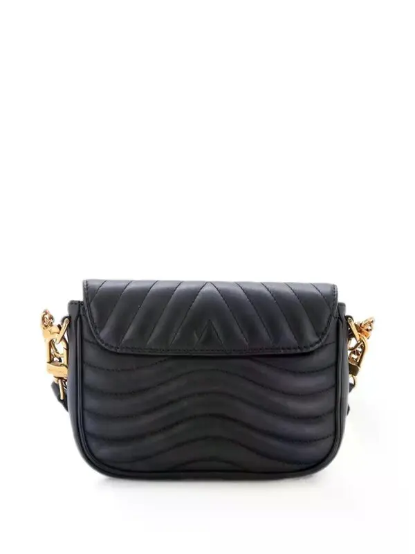 LOUIS VUITTON New Wave Multi Pochette Quilted Leather Crossbody Bag - Black